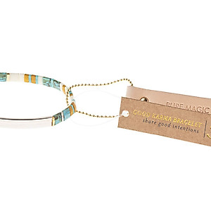 Scout Curated Wears - Good Karma Miuki Bracelet - Pure Magic - Turq/Silver