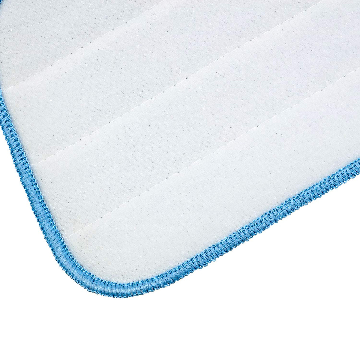 Boao 10 Pieces Reusable Microfiber Mop Pads Head Replacement 16.5 Inch Cleaning Reveal Spray Pads Refills Machine Washable Cloth Fit for Most Mops