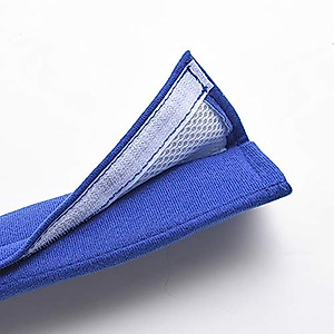 2 Pieces Car Seatbelt Pads for Children, Morechioce Universal Car Seat Belt Shoulder Strap Covers Adjustable Seat Belt Cover Pad Protective Seat Belt Cushion Car Seat Belt Protector, Blue