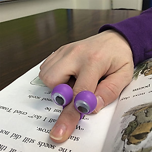 PPXMEEUDC Eye Finger Puppets Googly Eye Finger Puppets Wiggly Eyeball Finger Puppet Rings Eye Finger Toy Kids Party Favor A Pack of 32