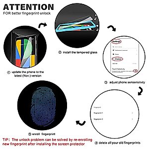 OMOTON [4 Pack Screen Protector for Google Pixel 4 (5.7 Inch), Tempered Glass/Alignment Frame/Scratch Resistant/Only Cover Display Area