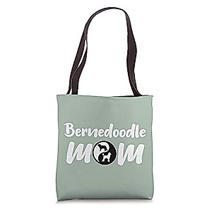 Bernedoodle Mom Shirt Pet Owners Lovers Mum Bernedoodle Dog Tote Bag