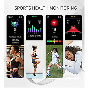 Lefitus Smart Watch with Call Receive/Dial for Android Phones and iPhone Compatible,Fitness Tracker 1.7" Full Touchscreen with Heart Rate Monitor Waterproof Smartwatch for Women Men