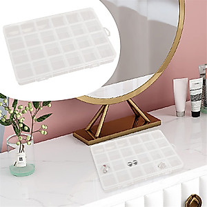 iNoDoZ Dividers Craft Tackle Organizer Storage Containers Box Clear Jewelry Storage Box Detachable Case Craft Beads Organizer Blanket Storage Container