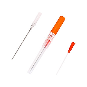 Catheter Piercing Needles,50Pcs Mixed IV Catheter Needles 14G 16G 18G 20G and 22G Ear Nose Piercing Needles Hollow Needles for Lip Tongue Belly Navel Nipple Cartilage Piercing Kit