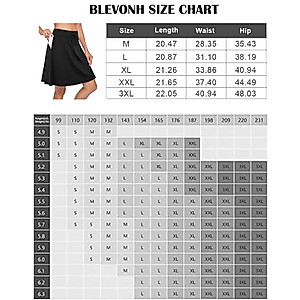 BLEVONH Skirts for Women Knee Length, Womens Golf Skirt 20" Athletic Skorts Skirts Drawstring High Waisted Summer Tennis Skirts with Pockets Violet L