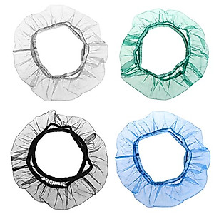 YUNAWU Nylon Mesh Bird Seed Catcher Guard Net Cover Shell Skirt Traps Cage Basket S M L (L, Black)