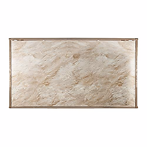 SEI Furniture Simondley Cocktail Table, 24D x 43.75W x 18H in, Champagne w/Faux Marble