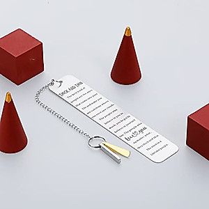 Valentine's Day Gift for Friend Thick and Thin Bookmarks for Best Friend Women Book Lover, Friendship Gifts for BFF Friends Mom Birthday Gift for Female Sentimental Gift for Friendship Besties Sister