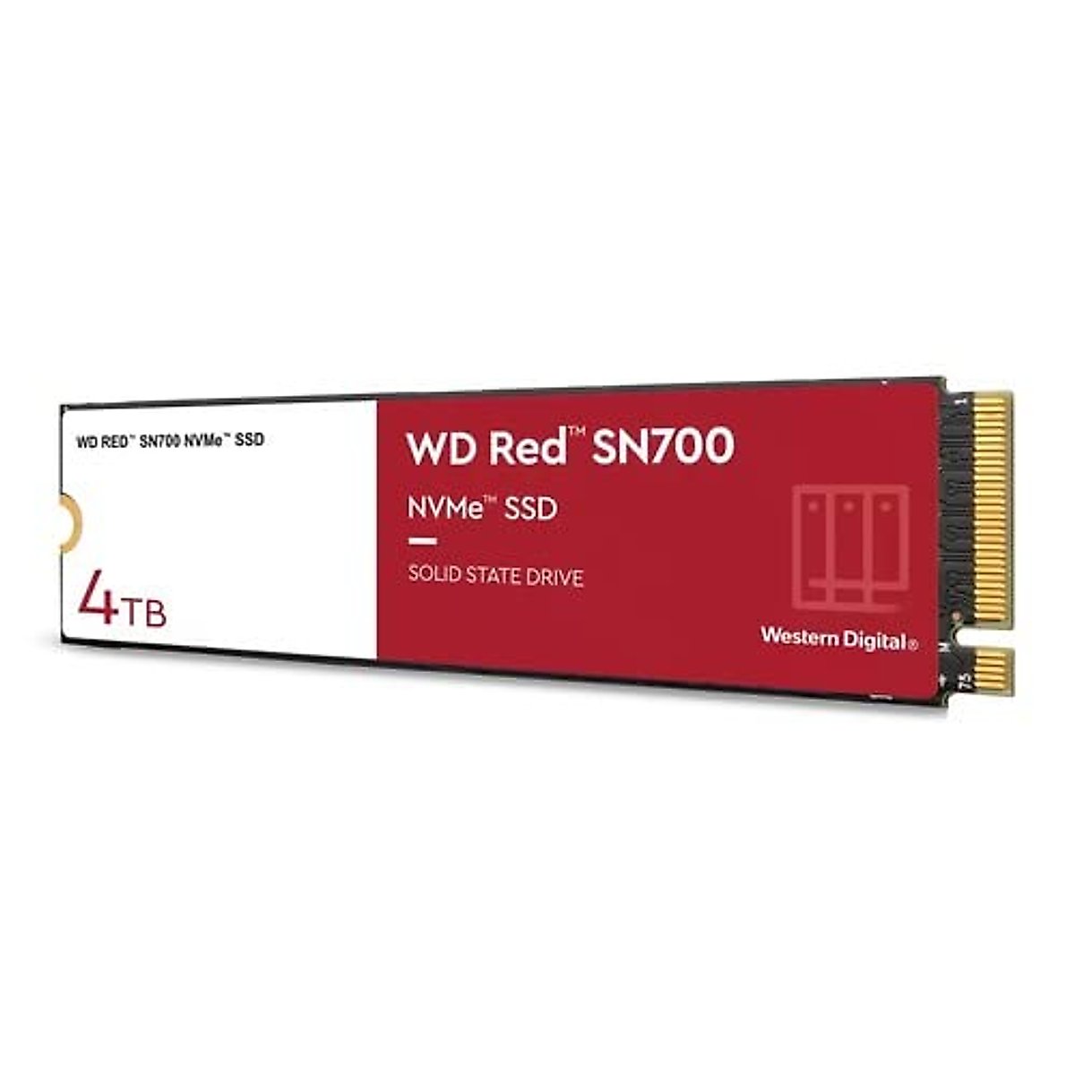 WD Red S700 WDS400T1R0C 4 TB Solid State Drive - M.2 2280 Internal - PCI Express NVMe (PCI Express NVMe 3.0 x4) - Storage System Device Supported - 5100 TB TBW - 3400 MB/s Maximum Read Transfer Rate