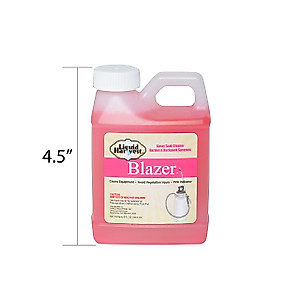 Liquid Harvest Blazer Spray Tank Cleaner, (8oz), for Cleaning All Chemical Solution Residue - Spray Tank Cleaner for Gardening and Lawn