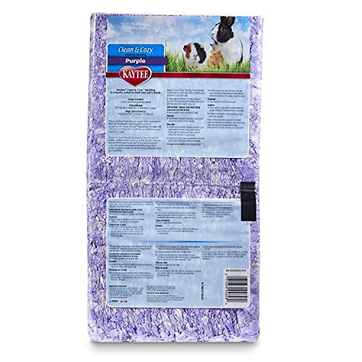 Kaytee Clean & Cozy Purple Bedding For Guinea Pigs, Rabbits, Hamsters, Gerbils and Chinchillas, 24.6 Liter