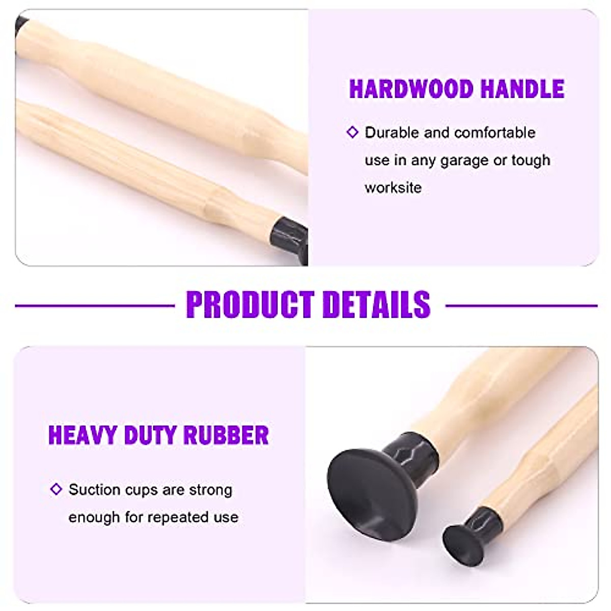 Swpeet 13Pcs Black Valve Spring Compressor Tools Assortment Kit, Including 5Pcs Pusher Adaptors,Extension Screws,Valve Lapper Set and Compression Bar for Motorcycle Car Small Engine Vehicle