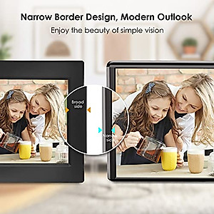 MYDASH - 10.1 inch Digital Picture Frame - Smart Photo Frame with Built-in 32GB Large Memory, IPS Screen, Auto Rotate, USB Flash Drive.
