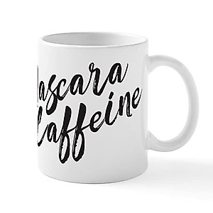 CafePress Mascara & Caffeine Ceramic Coffee Mug, Tea Cup 11 oz