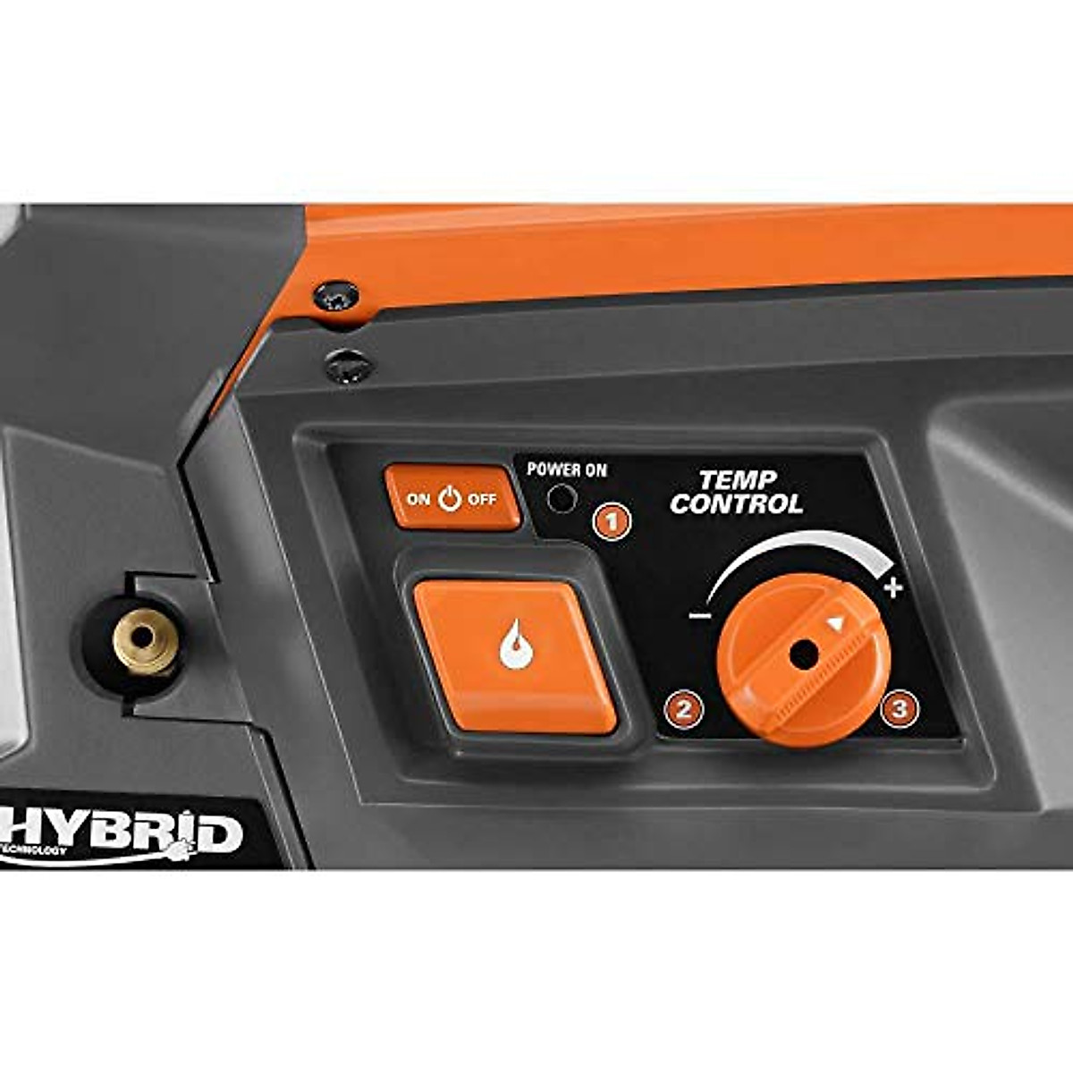 Ridgid 18-Volt 60K BTU Hybrid Forced Air Propane Portable Heater with 18-Volt Lithium-Ion 2.0Ah Battery and Charger Kit