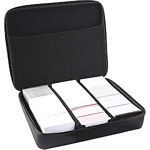 LAZAMYASA Portable Card Game Case for 2,500+ Cards Box. Fits Main Game and All Expansions (Extra Large)