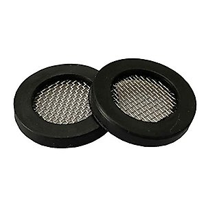 Shower Head Washers，Shower Head Gasket，(6 Pack) Stainless Steel Wire mesh - Fits Hand held Hoses and Some Shower Heads (S)