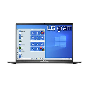 LG Gram 17Z90N-Laptop 17" IPS Ultra-Lightweight, (2560 x 1600), 10th Gen Intel Core i7 , 16GB-RAM, 1TB SSD, Windows 10 Home, 17 Hour-Battery, USB-C, HDMI, -Headphone Input - Silver