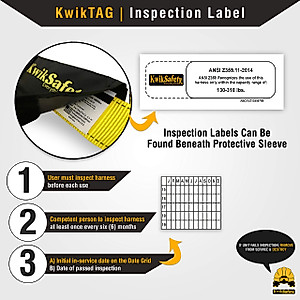KwikSafety - Charlotte, NC - TYPHOON Safety Harness [CUSHIONED BACK & SHOULDER SUPPORT] ANSI OSHA Full Body Fall Protection Work Equipment Construction Tower Climbing Roofing Scissor Lift