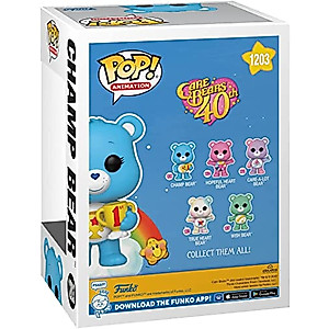 Funko POP! Animation: Care Bears 40th Anniversary - Hopeful Heart Bear Bundled with a Byron's Attic Pop Protector