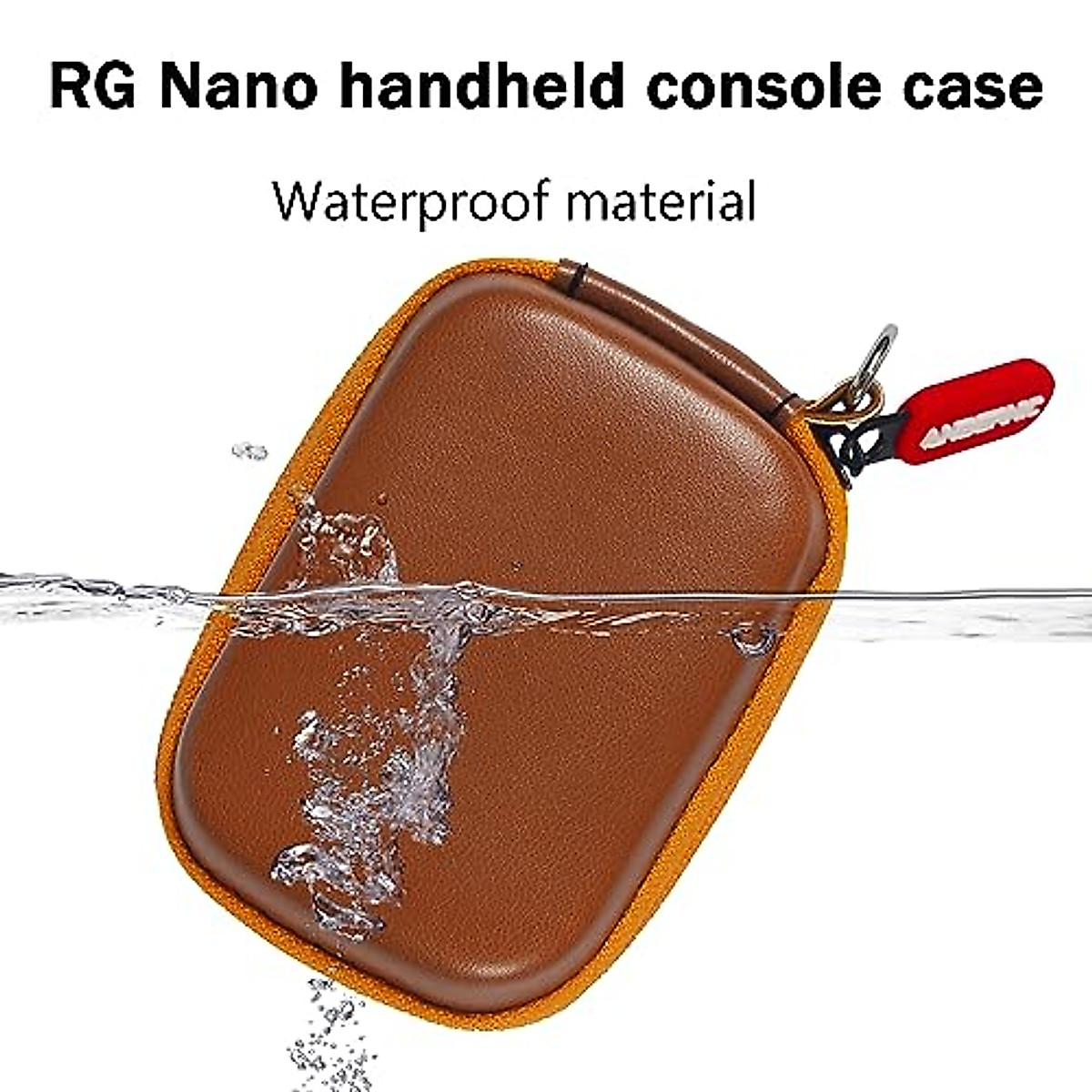 YipuVR Hard case for RG Nano Handheld Retro Game Console,EVA waterproof protective case for RG Nano,Multi-function Travel Storage Bag