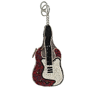 Mary Frances Guitar Girl Coin Purse/Key Fob, Multi