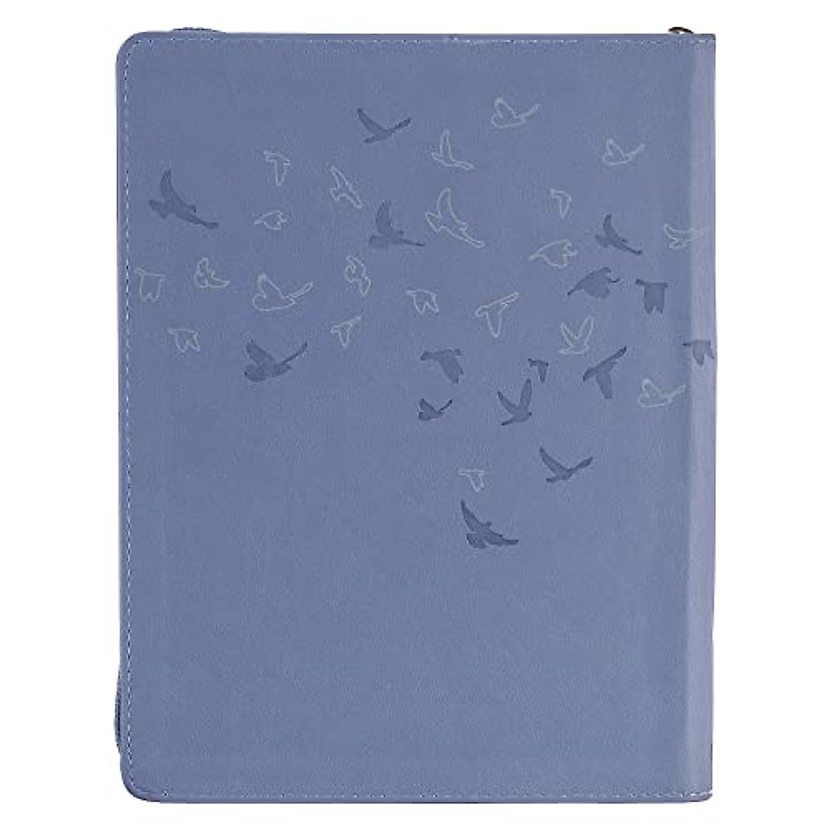 Christian Art Gifts 2023 18-Month Women's Faux Leather Personal Planner/Organizer w/Zipper Closure: Joy of the Lord is My Strength - Nehemiah 8:10 Bible Verse, Aug 2022-Jan 2024, Soft Blue, Large