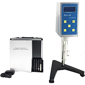 CNYST Viscometer Rotational Viscosity Meter with Range 20 to 2,000,000mPa·s Adjustable S Peed 0.3、0.6、1.5、3、6、12、30、60 4 Spindles Code L1 L2 L3 L4 LCD Screen Display
