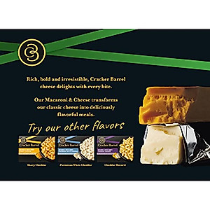 Cracker Barrel Sharp White Cheddar Macaroni & Cheese Dinner, 14 oz Box