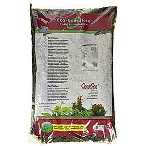 CaribSea Eco-Complete 20-Pound Planted Aquarium, Black