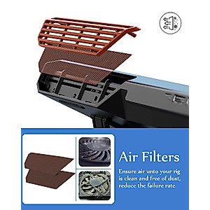 2022 Upgrade Laptop Cooling Pad 15.6-17.3 Inch, AIMIUZI RGB Gaming Laptop Cooler with Powerful Turbo-Fan 3200 RPM, 12 Modes Light, 7 Height Stands, Ergonomic Design, 2 USB Ports, Dust Filter