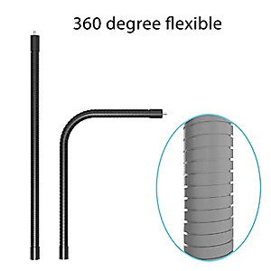 Wall Webcam Mount Arm, Ceiling Mounting Holder for Action Cameras, Articulated Arm Compatible with Gopro Hero, Logitech C920s C922X C920 C615 Brio 4K