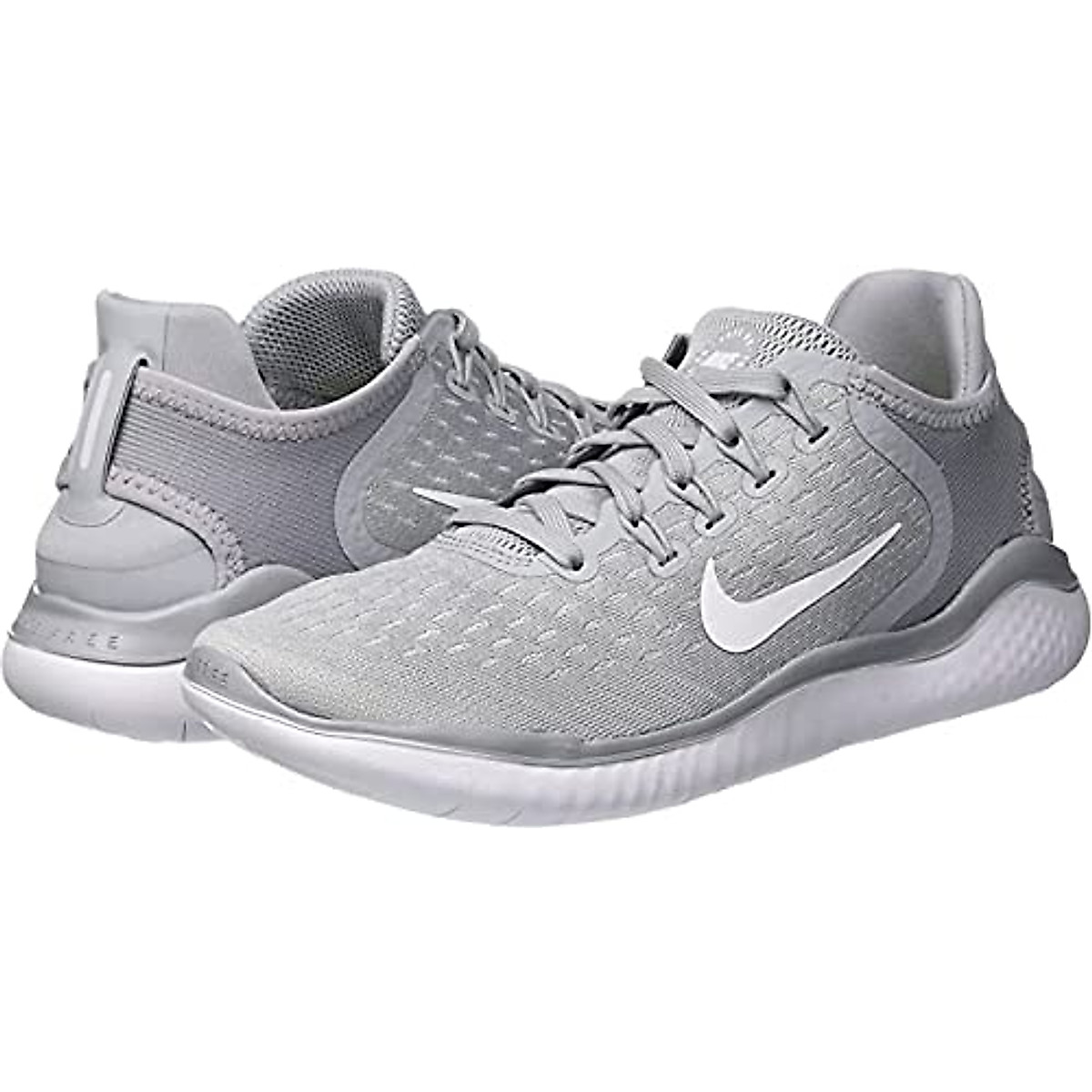 Nike Womens Free RN 2018 Running Shoes (8.5, White)