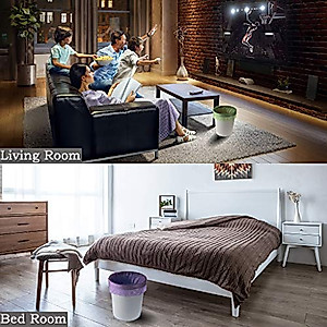 Alimu Small Trash Bags, 150 Counts 4 Gallon Small Kitchen Garbage Bags Material Wastebasket Can Liners Bags Small Size 20-Liters for Office, Home, Bathroom, Kitchen