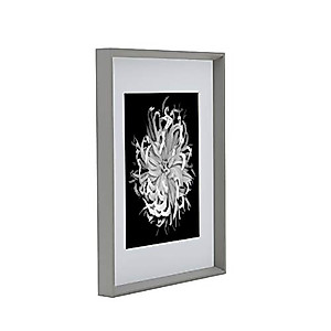 Studio Nova Picture Frame Displays 8 x 10 Photos 11 x 14 Without Mat, 11x14-Matted 8x10, Gray