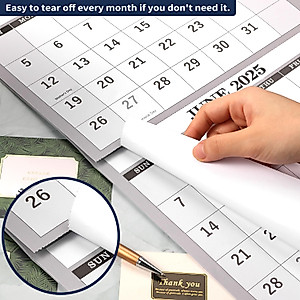 2023-2024 Wall Calendar – Apr.2023 - Jul.2024, 3 Month Calendar Vertical Display, 3-Month Wall Calendar 2023-2024, 11" x 26", Large Monthly Calendar, Lay- Flat, Holidays, Blocks, Perfect for Planning