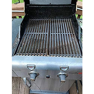 SafBbcue Cast Iron Cooking Grates and Infrared Emitter Replacement for Charbroil Infrared Grills 463241013 463243812 463246909 463262210 463270610 463273614 466241013 466247110