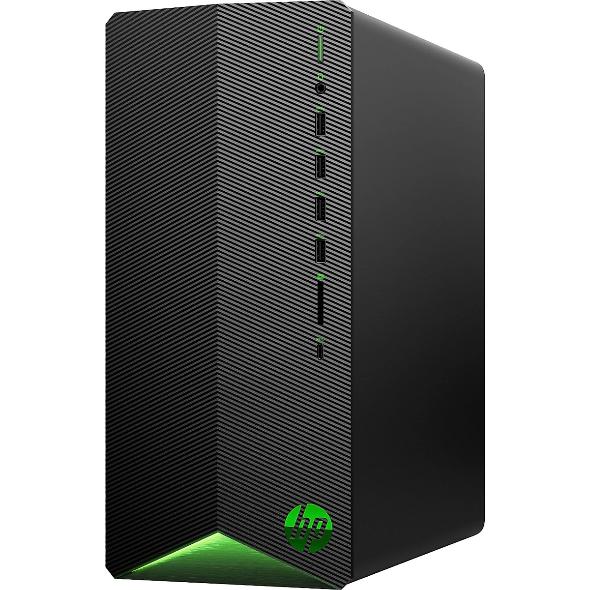 [Geforce RTX 3060] 2022 HP Pavilion Gaming Desktop PC, 16GB RAM, 256GB SSD+2TB HDD, Intel i5-10400F, Wired Mouse & Keyboard, Bluetooth, Wi-Fi, USB Type-C, Display Port, HDMI, Windows 11, ROKC Mousepad