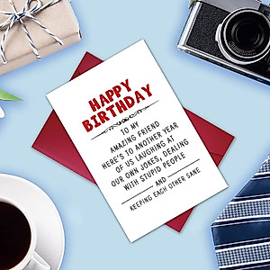 Happy Birthday Friend, Funny Birthday Card for Friend, Best Friend Birthday, BFF Card