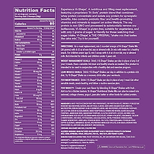 Vi Shape Original Nutritional Shake Mix Sweet Cream Flavor | 22oz (1 Bag, 24 Servings)