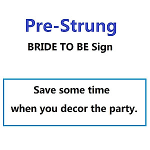 Holographic Bride To Be Banner, Iridescent Bridal Shower Sign Hanging Party Decorations for Bachelorette Weekend, Engagement, Bridal Shower, Wedding Party Celebration