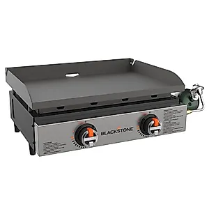 Blackstone 2203 22” Original Tabletop Griddle with Omnivore Griddle Plate, Powder Coated Steel, Black
