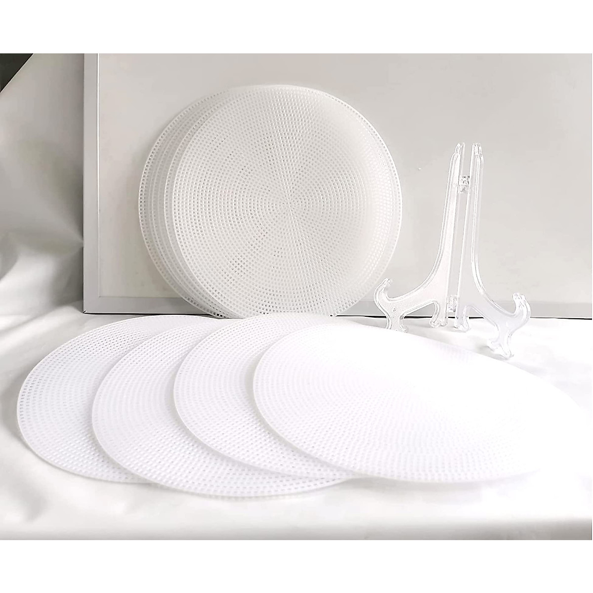 Rice Paper Wrappers for Spring Rolls Rice Paper Water Bowl Rice Paper Wraps Vietnamese Rice Paper Holder Maker Water Bowl Rice Wraps for Spring Rice Bowl Rice Roll 10 Rice Paper Tray and 1 Stand