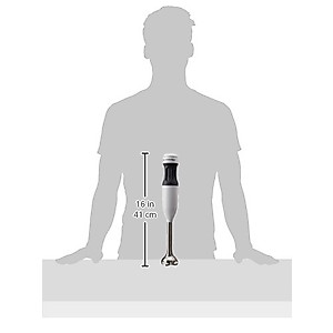 KitchenAid KHB2351WH Pro Line Hand Blender, 2 Speed, White
