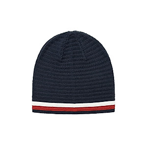 Tommy Hilfiger Men's Ribbed Cuff Beanies, Blue, One Size