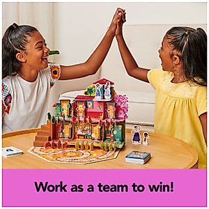 Disney Encanto, House of Charms Cute Easy Family Board Game with Magic Tokens Based on The Movie, for Kids Ages 5 and up