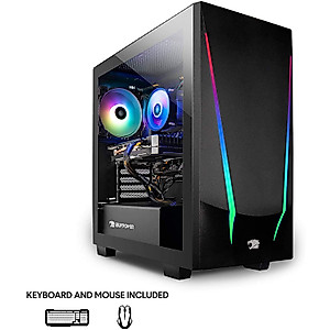 iBUYPOWER Pro Gaming PC Computer Desktop Trace 4 （AMD Ryzen 5 3600 3.6GHz, GeForce GT 730 2GB, 8GB DDR4 RAM, 240GB SSD, WiFi Ready, Windows 10 Home w/Tstar Mousepad