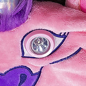 Bright Eyes Blanket 2023 Version Super Soft Blanket for Kids with LED Lights - Hooded Blanket, Robe, Comfy Throw Blanket, Unicorn; Warm Fuzzy Blanket, Animal Blanket, Machine Washable