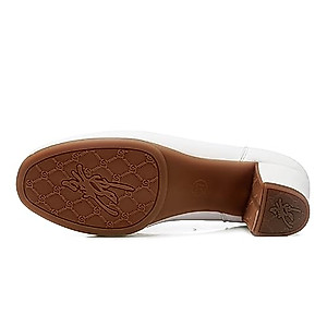 RUYBOZRY Women Latin Dance Practice Shoes Lace Up Modern Salsa Ballroom Performance Dance Shoes WDL-K8-White-2 Heel,US 8.5